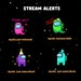 Among Us Animated Stream Screens and Alerts - Etsy