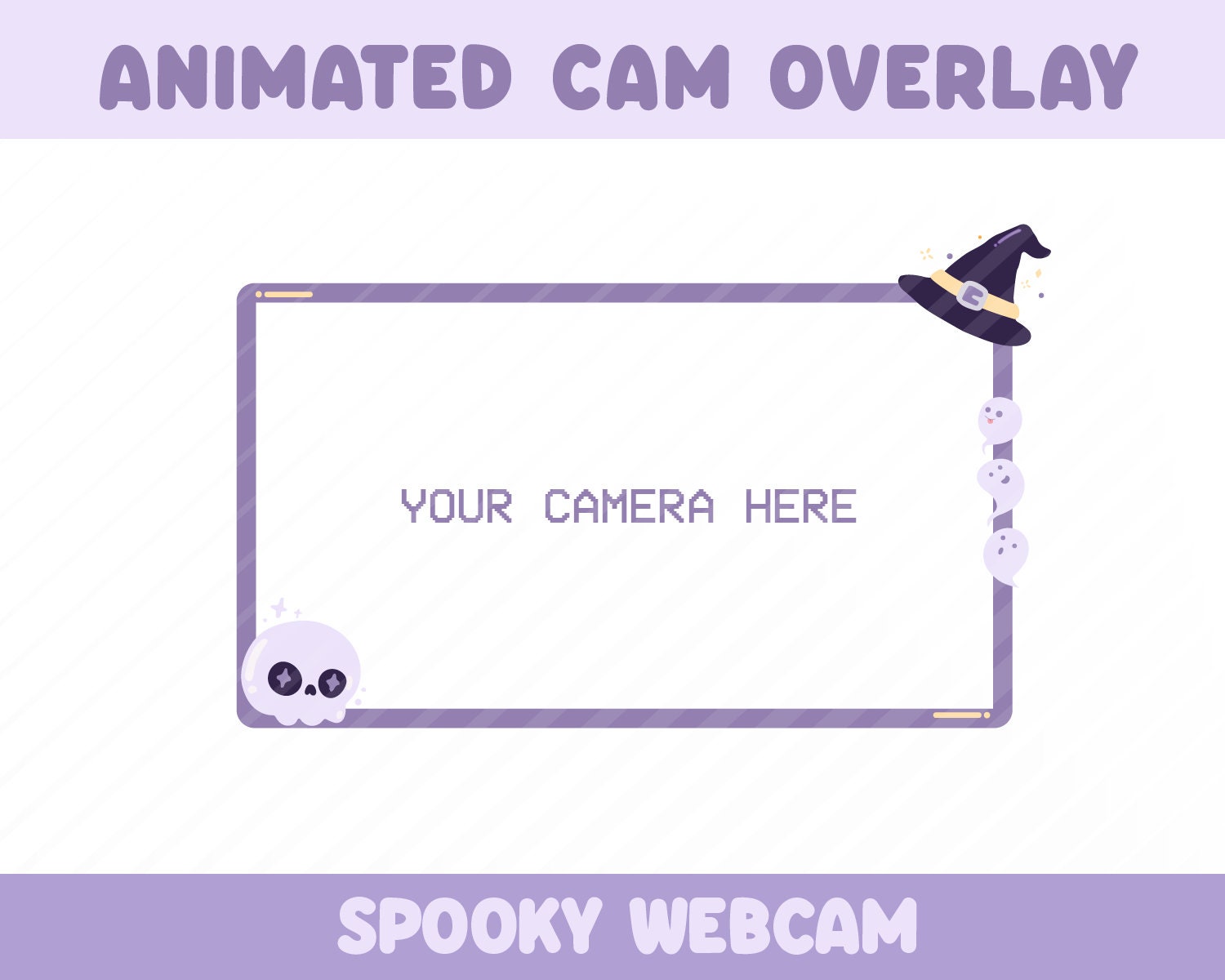 Animated Halloween Webcam Overlay for Twitch or Facebook | Etsy