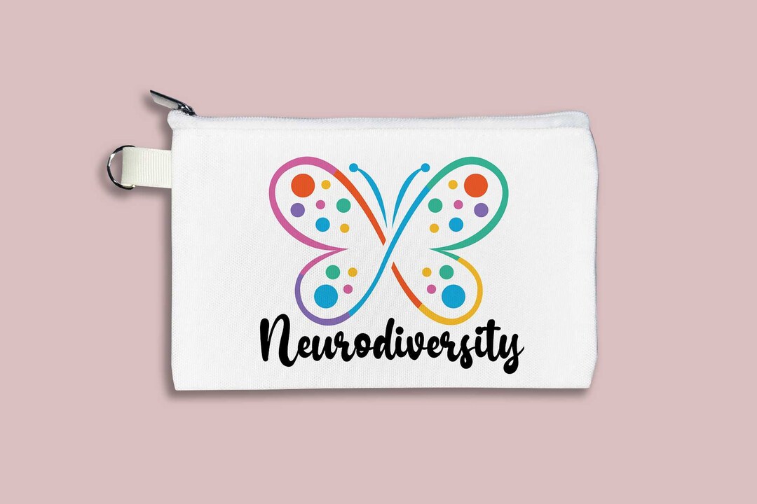 Neurodiversity Butterfly Cosmetic Bag - Etsy