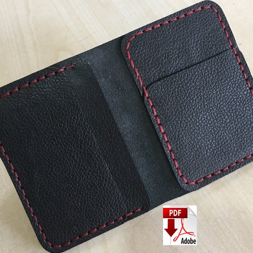 PDF Bifold Wallet Template Basic Wallet Pattern | Etsy
