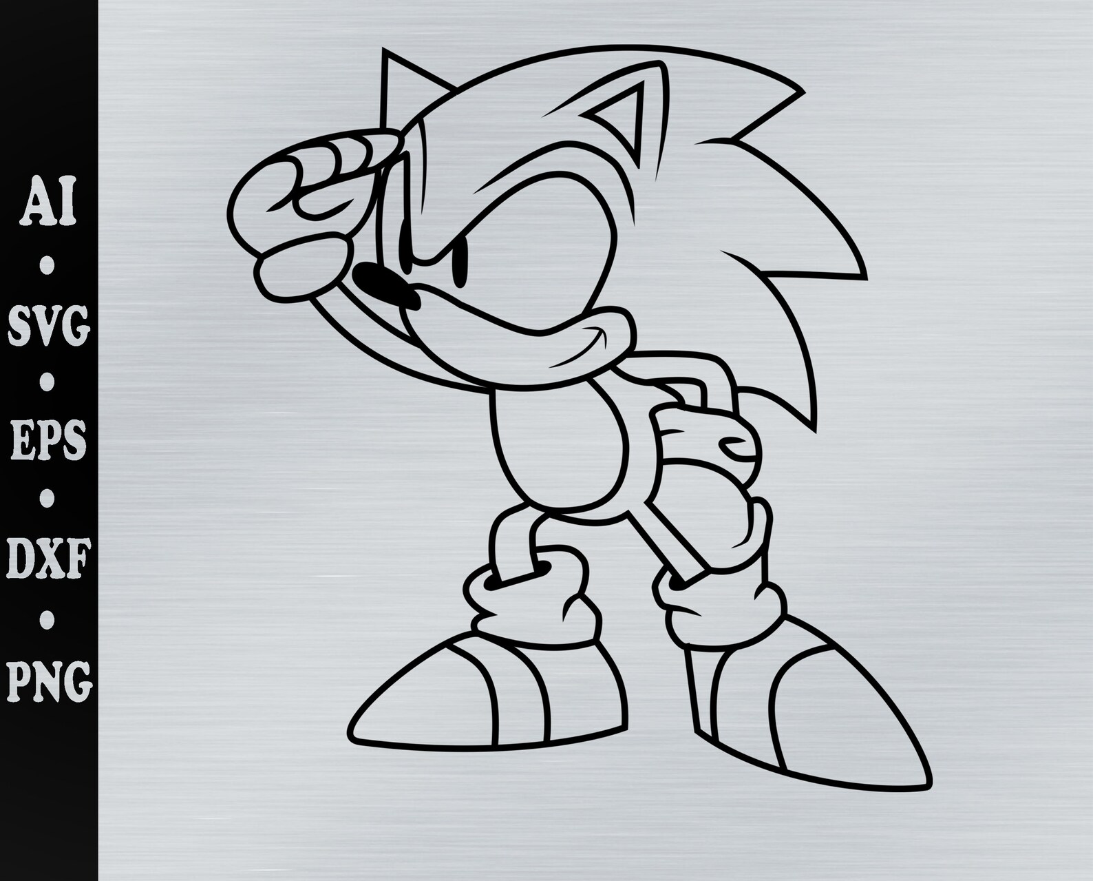 Sonic svg. sonic silhouette sonic vector super sonic. | Etsy