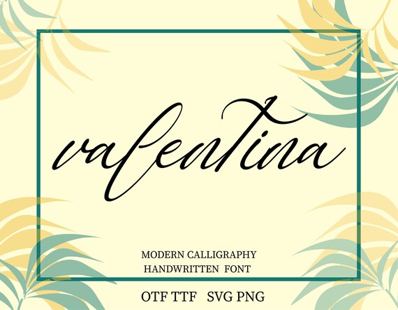 Caligraphy Font Svg. Digital Font. Handwritten Font Svg. Font - Etsy