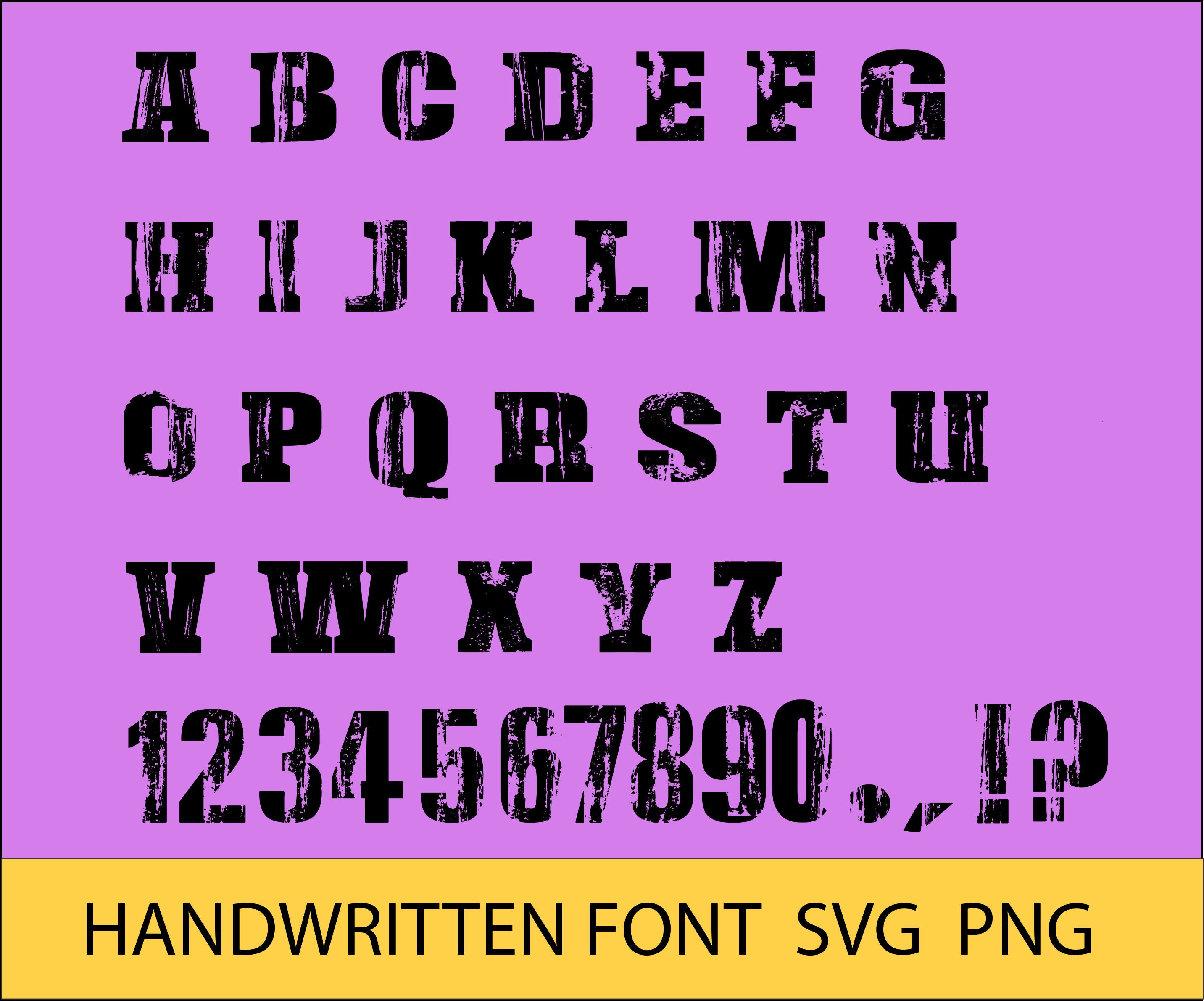 Distressed font svg. font svg. distressed font svg bundle. | Etsy