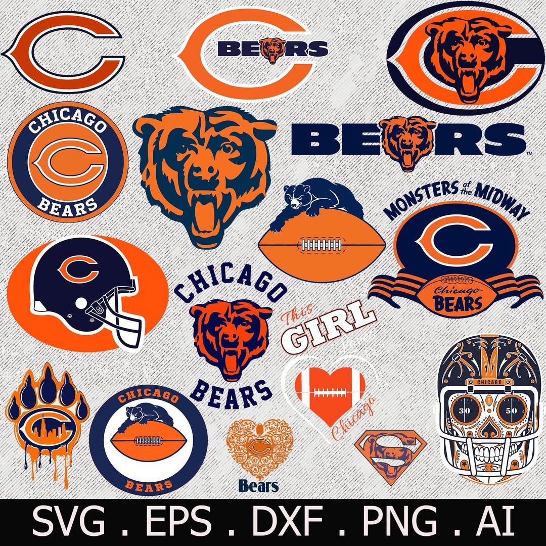 Bears SVG, Bears Football SVG, Bears Logo Svg, Bears Football PNG ...