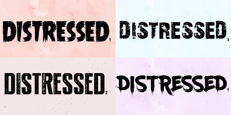 Distressed Font. Distressed Font Bundle 36 Fonts. Font for Cricut ...