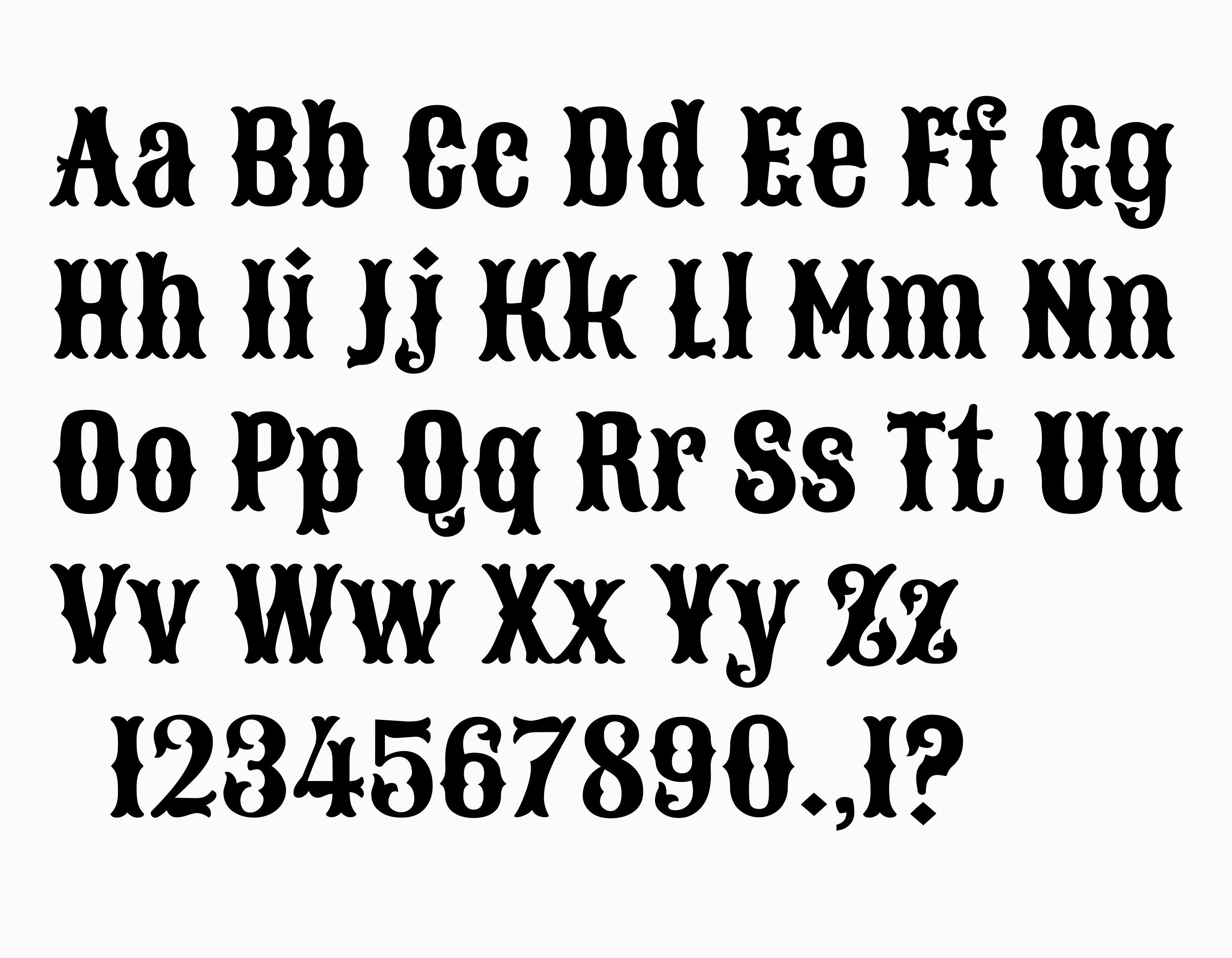 Western Font. Western Fonts Collection . Font for Cricut. - Etsy