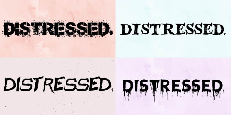 Distressed Font. Distressed Font Bundle 36 Fonts. Font for Cricut ...