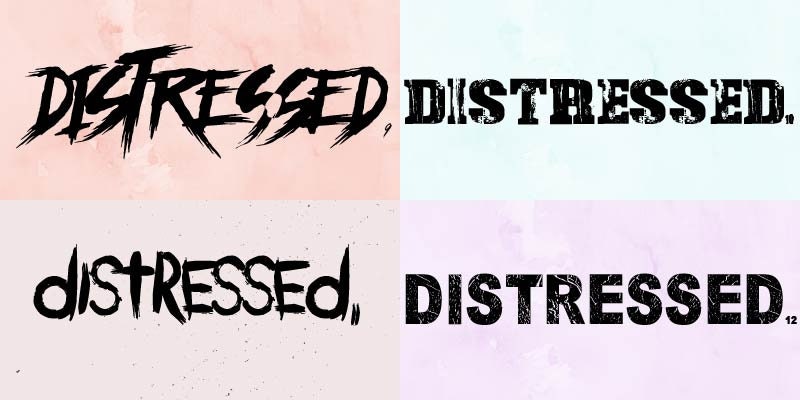 Distressed Font. Distressed Font Bundle 36 Fonts. Font for Cricut ...