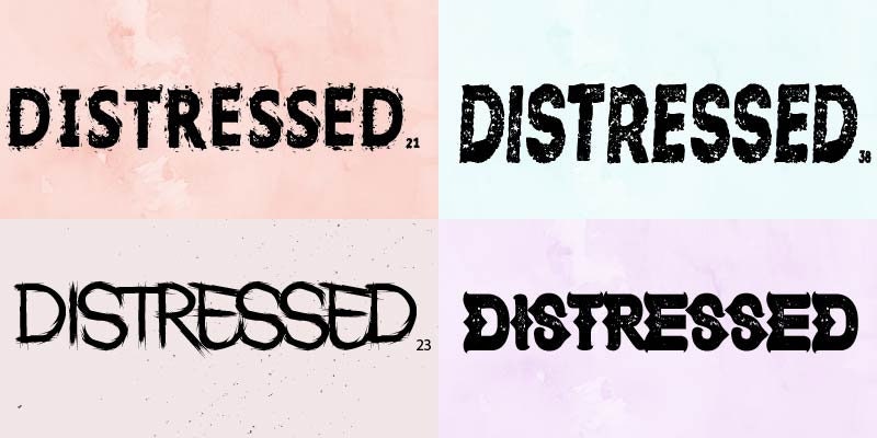 Distressed Font. Distressed Font Bundle 36 Fonts. Font for Cricut ...