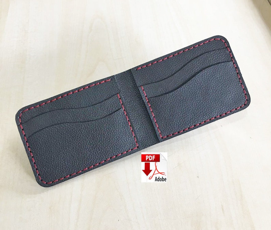 Wallet Pattern PDF, Wallet Template, Leather PDF, Minimalist Wallet ...