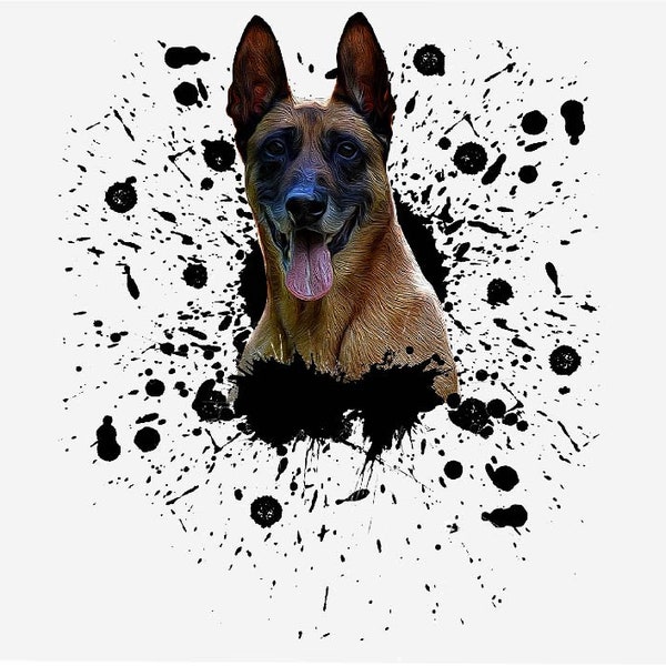 Malinois Svg - Etsy