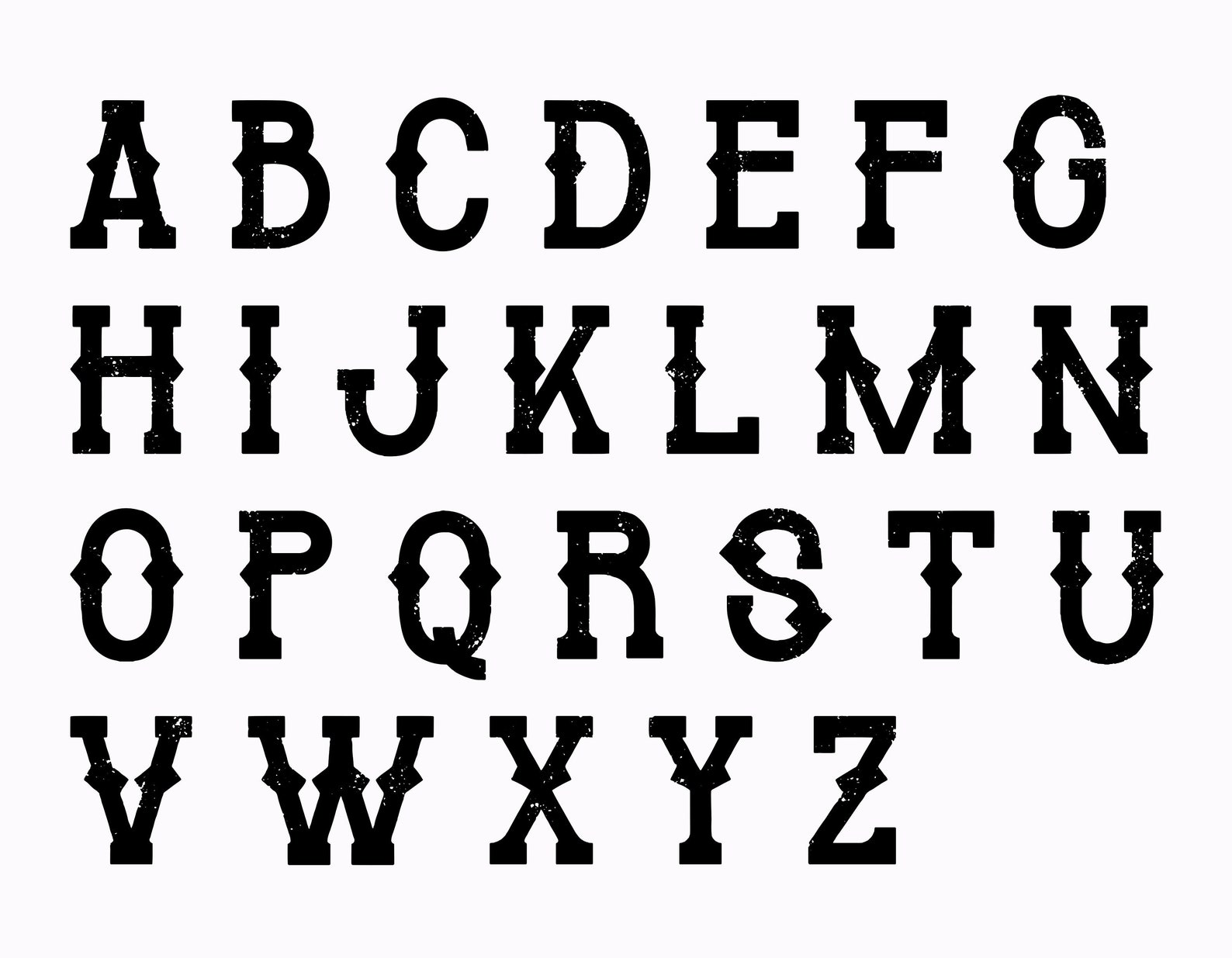 Western Font. Western Fonts Collection . Font for Cricut. Silhouette ...