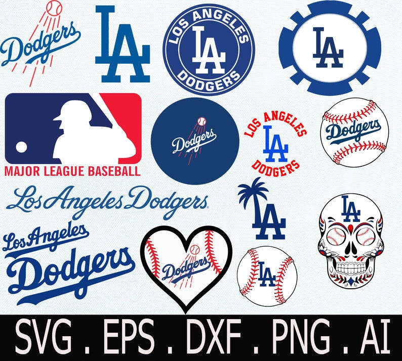 Dodgers Svg, Dodgers Logo Svg, Dodgers Football Svg, Football Svg ...
