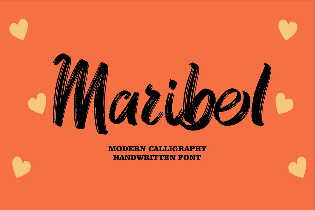 Caligraphy Font Svg. Digital Font. Modern Font. Handwritten Font Svg ...