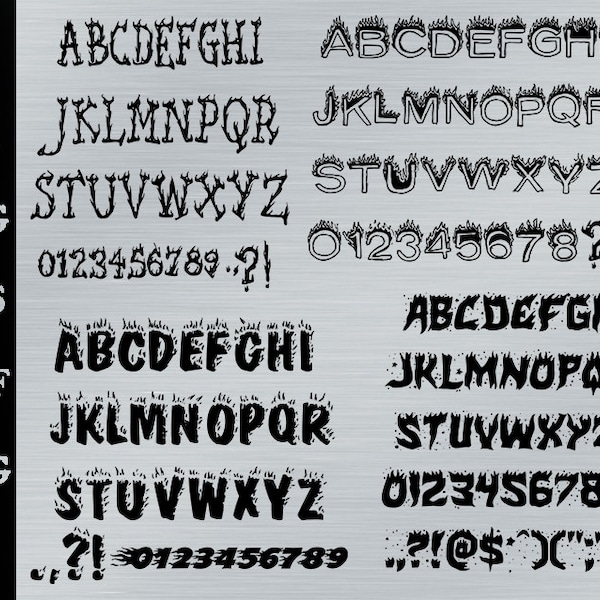 Fire Font Svg - Etsy