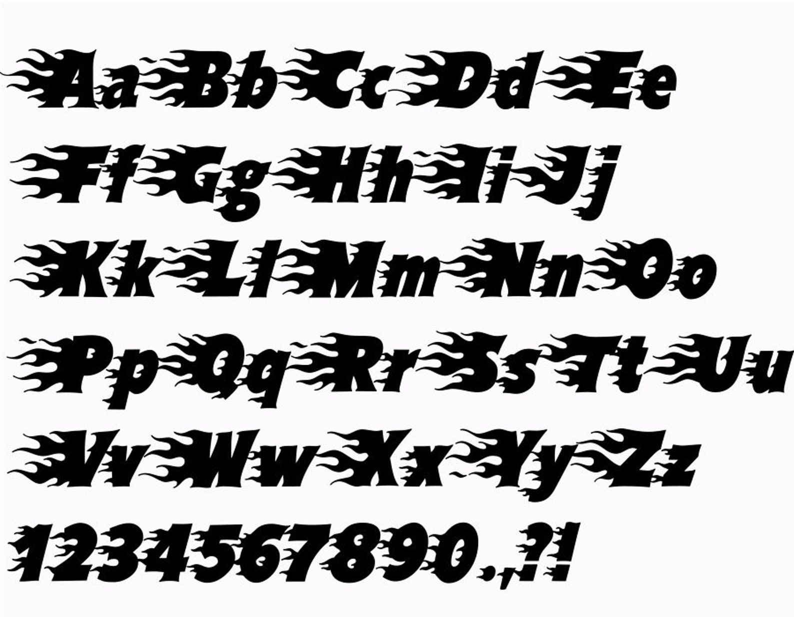 Fire Font Flame Font Bundle 14 Fonts Font For Cricut Silhouette Font