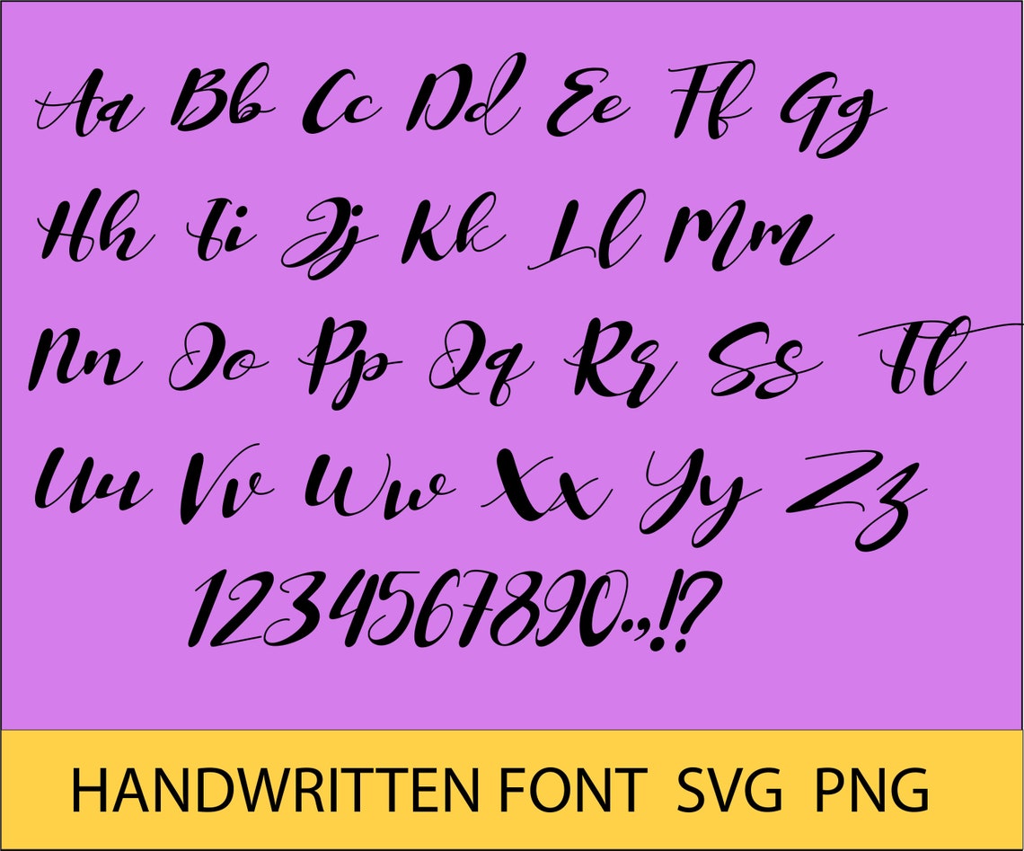 Margaret Font. Handwritten Font Svg. Font for Cricut. - Etsy