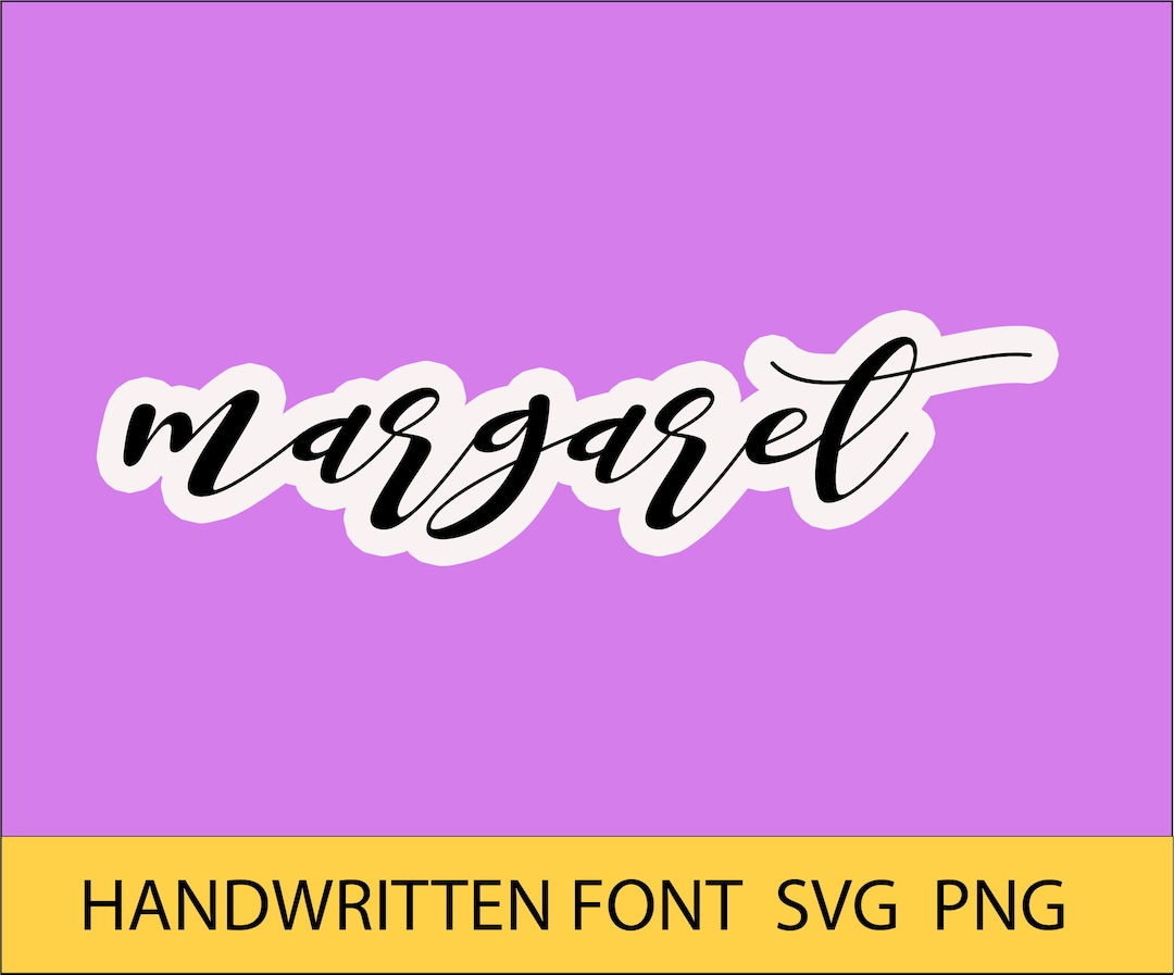 Margaret Font. Handwritten Font Svg. Font for Cricut. - Etsy