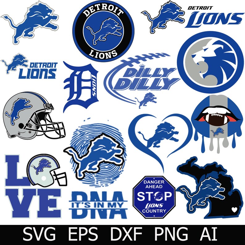 Lions SVG, Lions Football SVG, Lions Logo SVG, Lions Football Png ...
