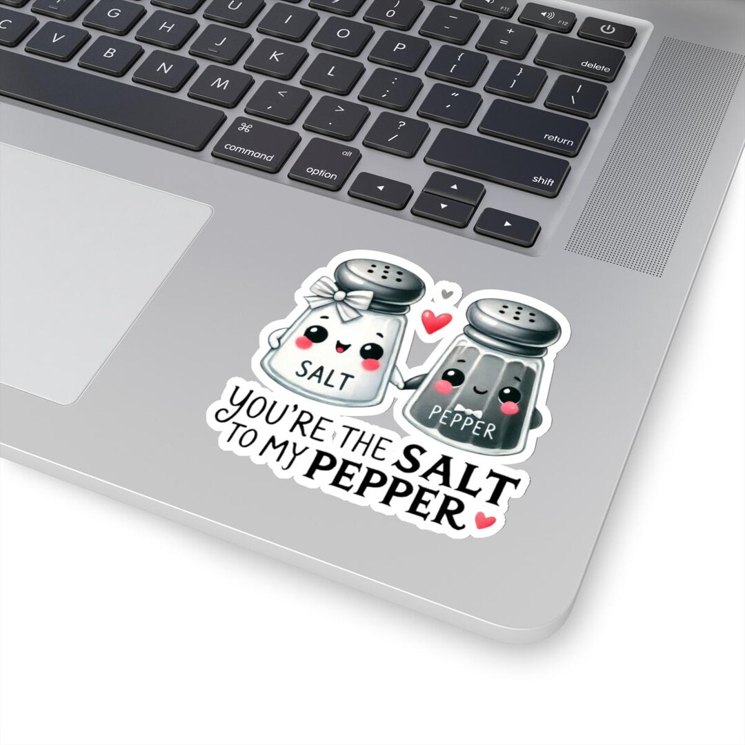 Valentine Kiss-cut Stickers 'salt to My Pepper', Love Stickers ...