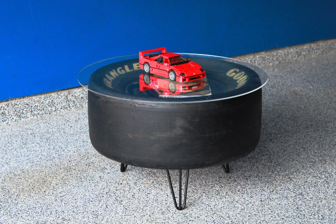 Tire Table / Automotive Table / Automotive Furniture - Etsy