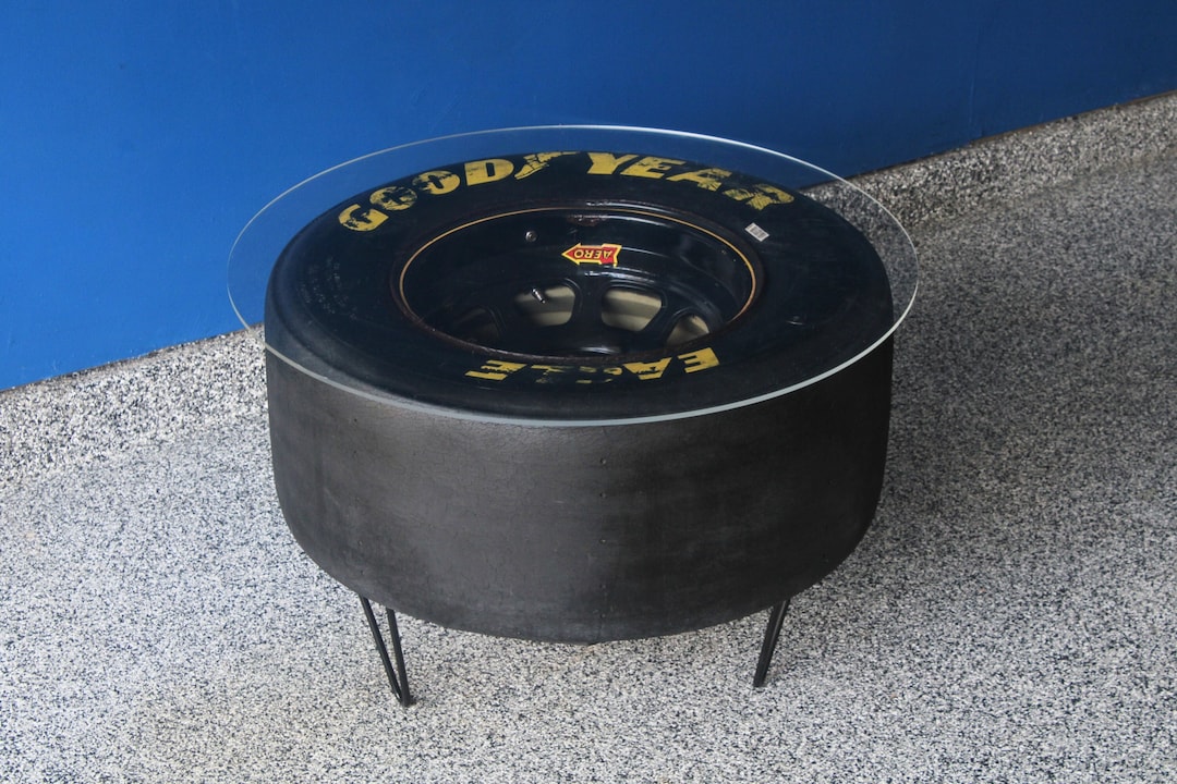 Tire Table / Automotive Table / Car Home Decor - Etsy