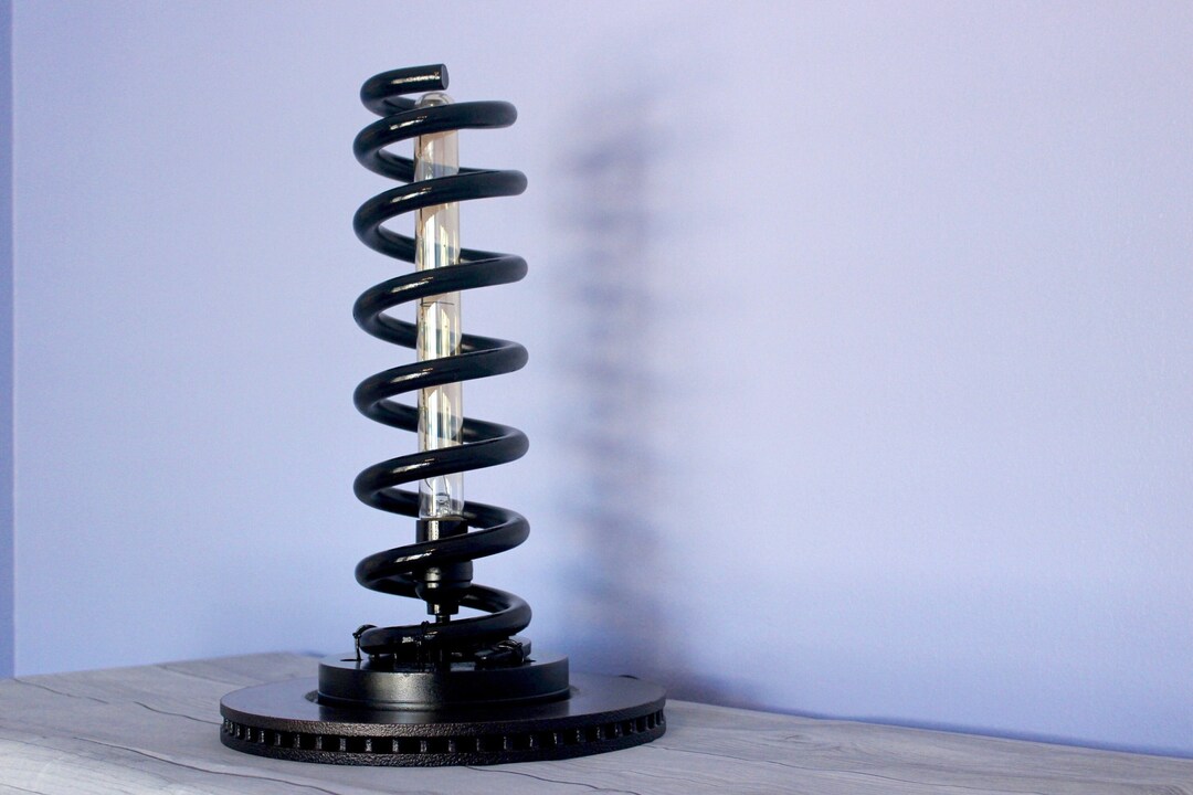 SPRING LAMP / Car Parts Decor / Car Home Decor - Etsy
