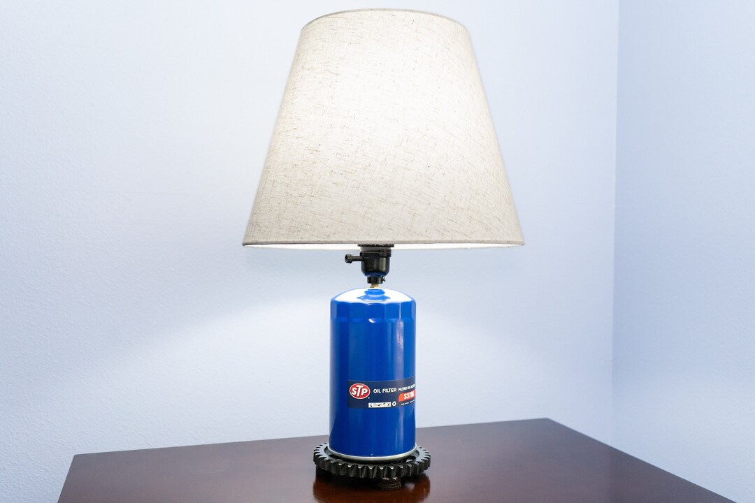 Oil Filter Lamp / Car Lamp / Automotive Art Lamp / Gift for Car Guy ...