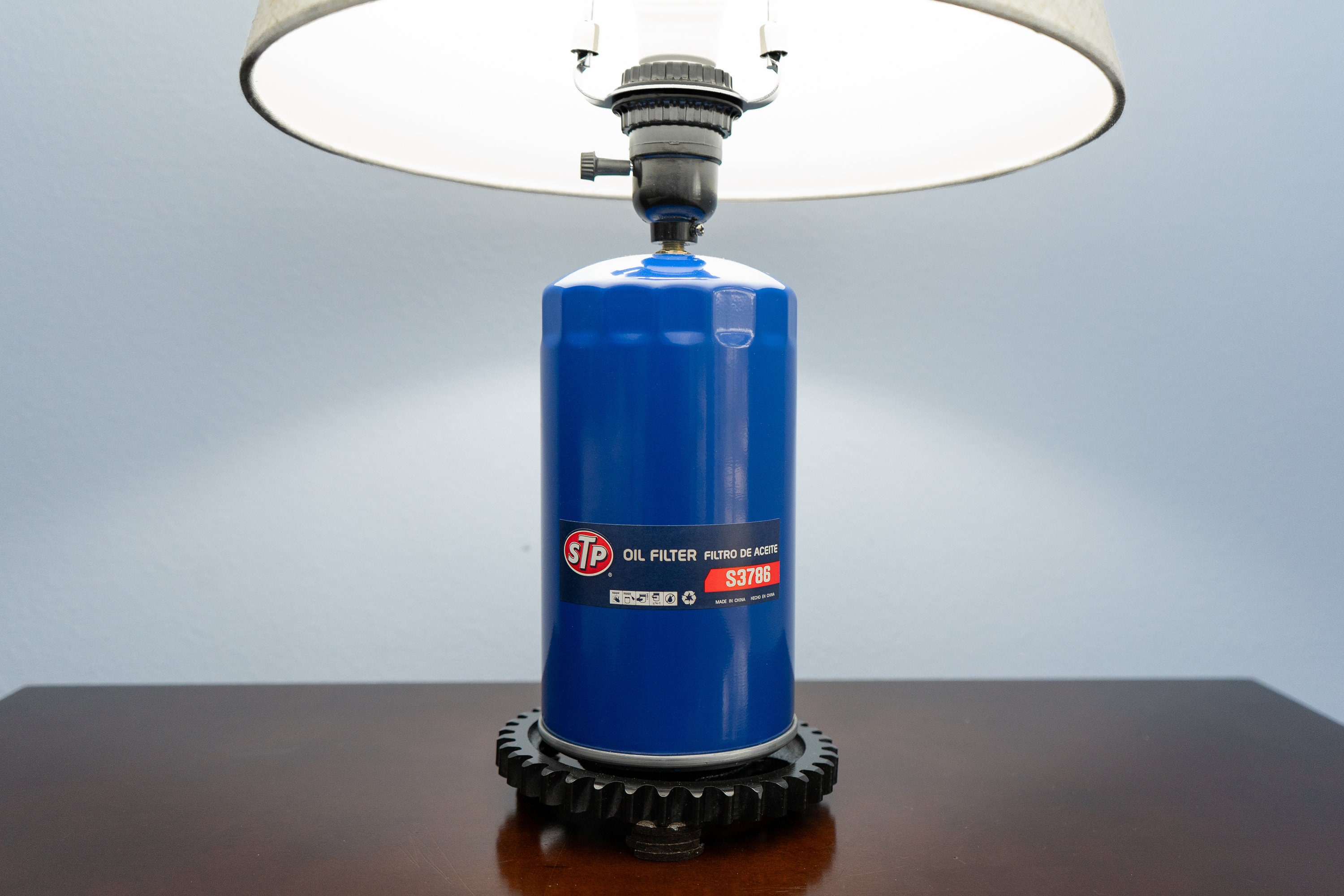 STP Oil Filter Lamp: Automotive Gift & Car Guy Decor - Etsy