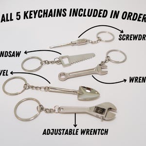 Pocket-sized Tools: Mini Tool Keychains / Handy Gift Set - Etsy