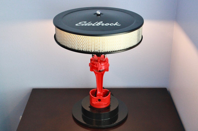 Piston Table Lamp: Automotive Office & Car Garage Decor - Etsy