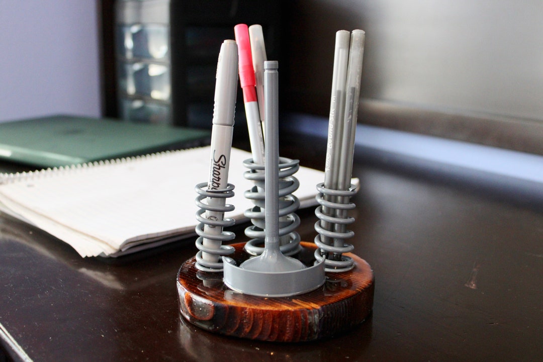 Car Pen Holder / Car Office Decor / Car Parts Decor - Etsy