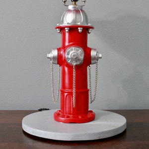 Firefighter Lamp / Firefighter Decor / Fire Decor - Etsy