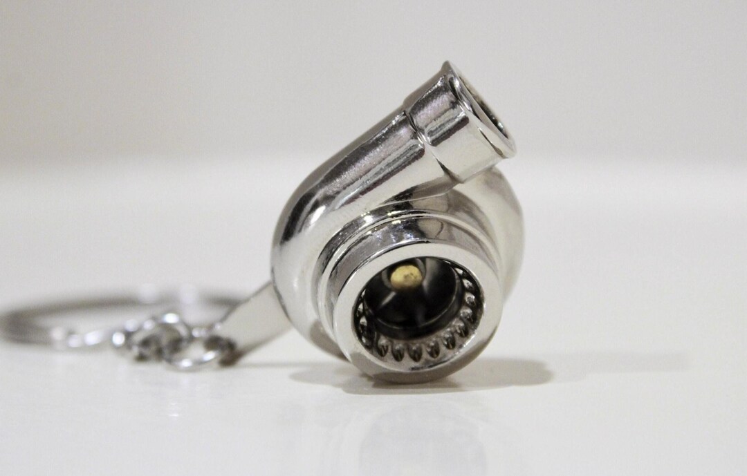 Spinning Turbo Keychain: Car Enthusiast Gift & Automotive Accessory - Etsy