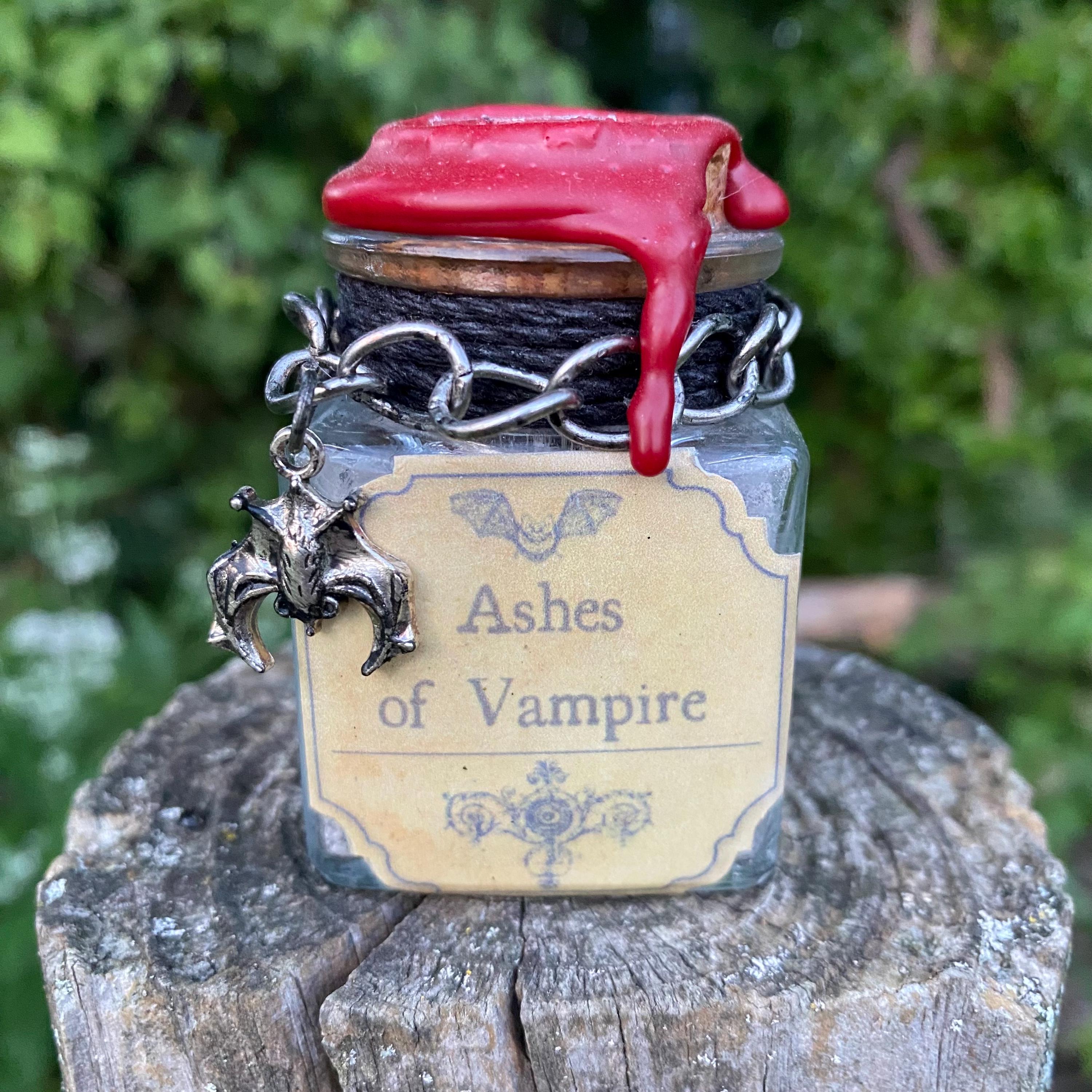 Vampire Ashes | Potion Ingredients | Apothecary Decor | Halloween ...