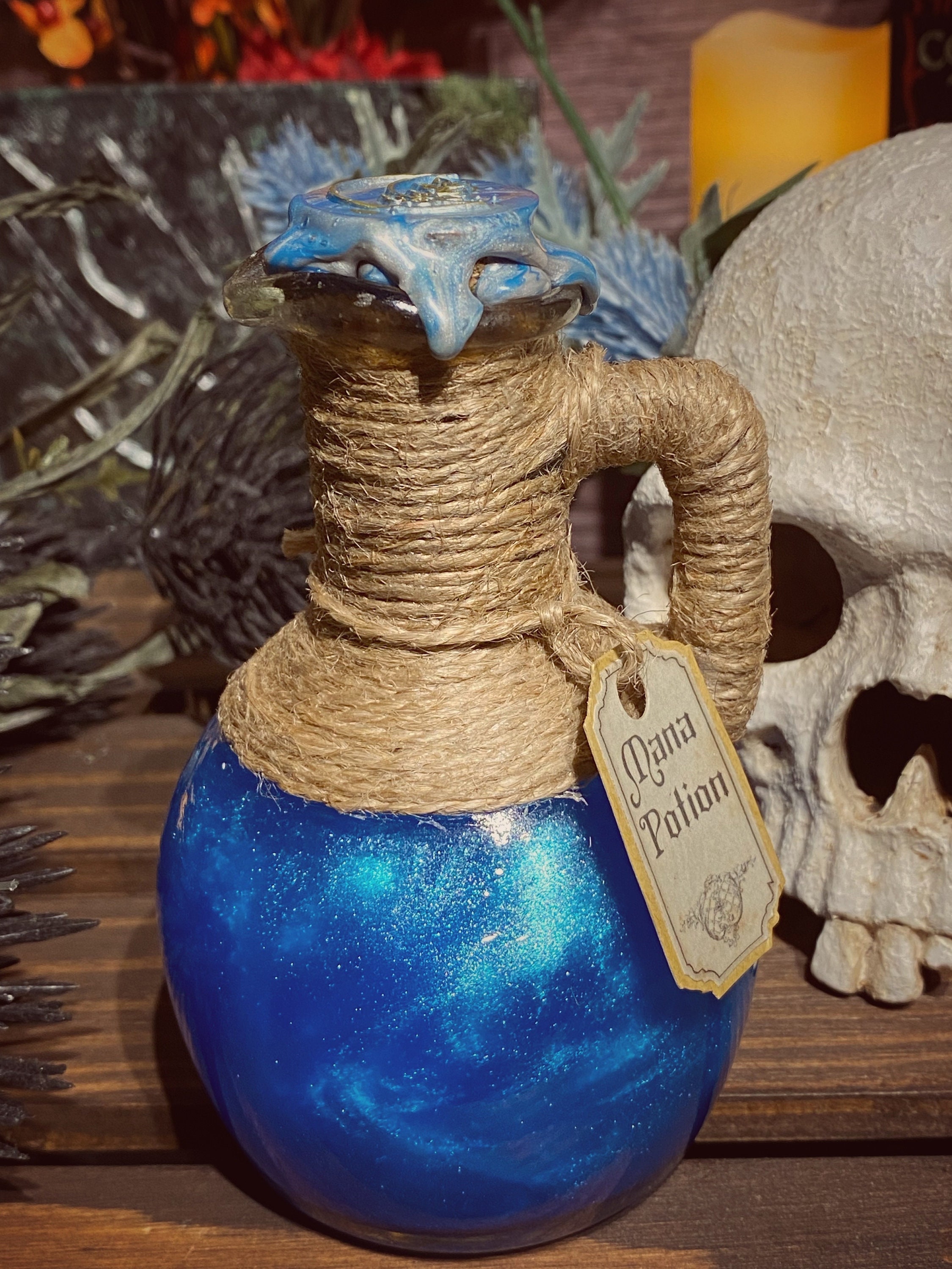 Mana Potion Potion Apothecary Decor Halloween Decorations Witchy Fake ...