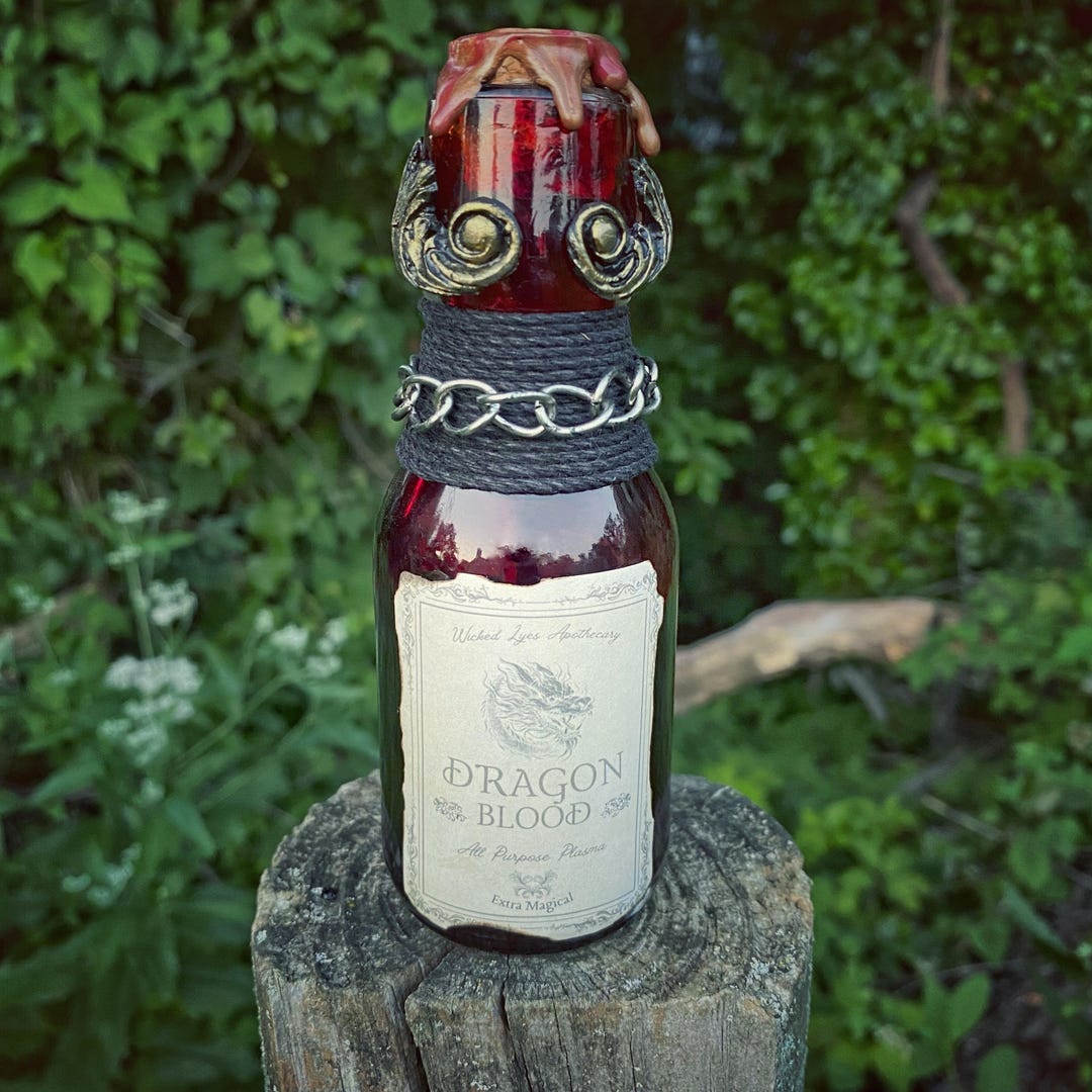 Dragon’s Blood | Potion Ingredients | Apothecary Decor | Halloween ...
