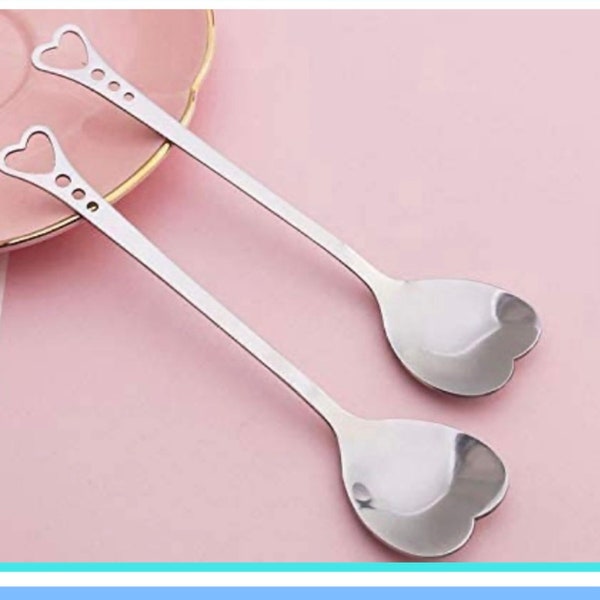 Heart Shaped Spoons - Etsy