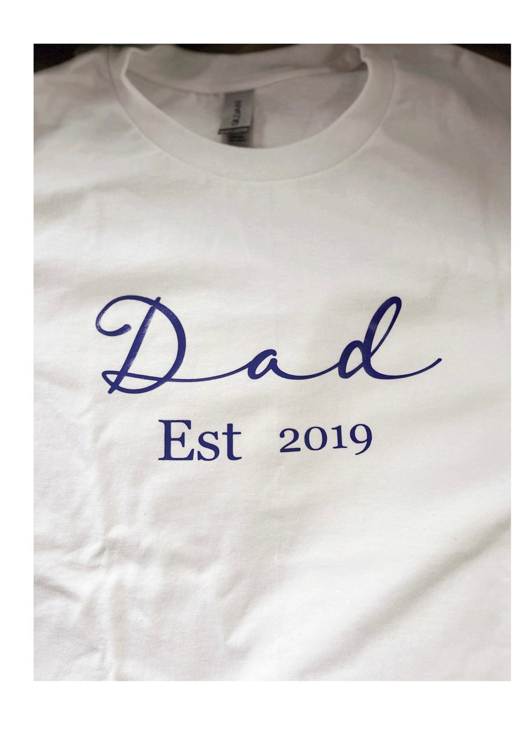 Dad Est T-shirt - Etsy