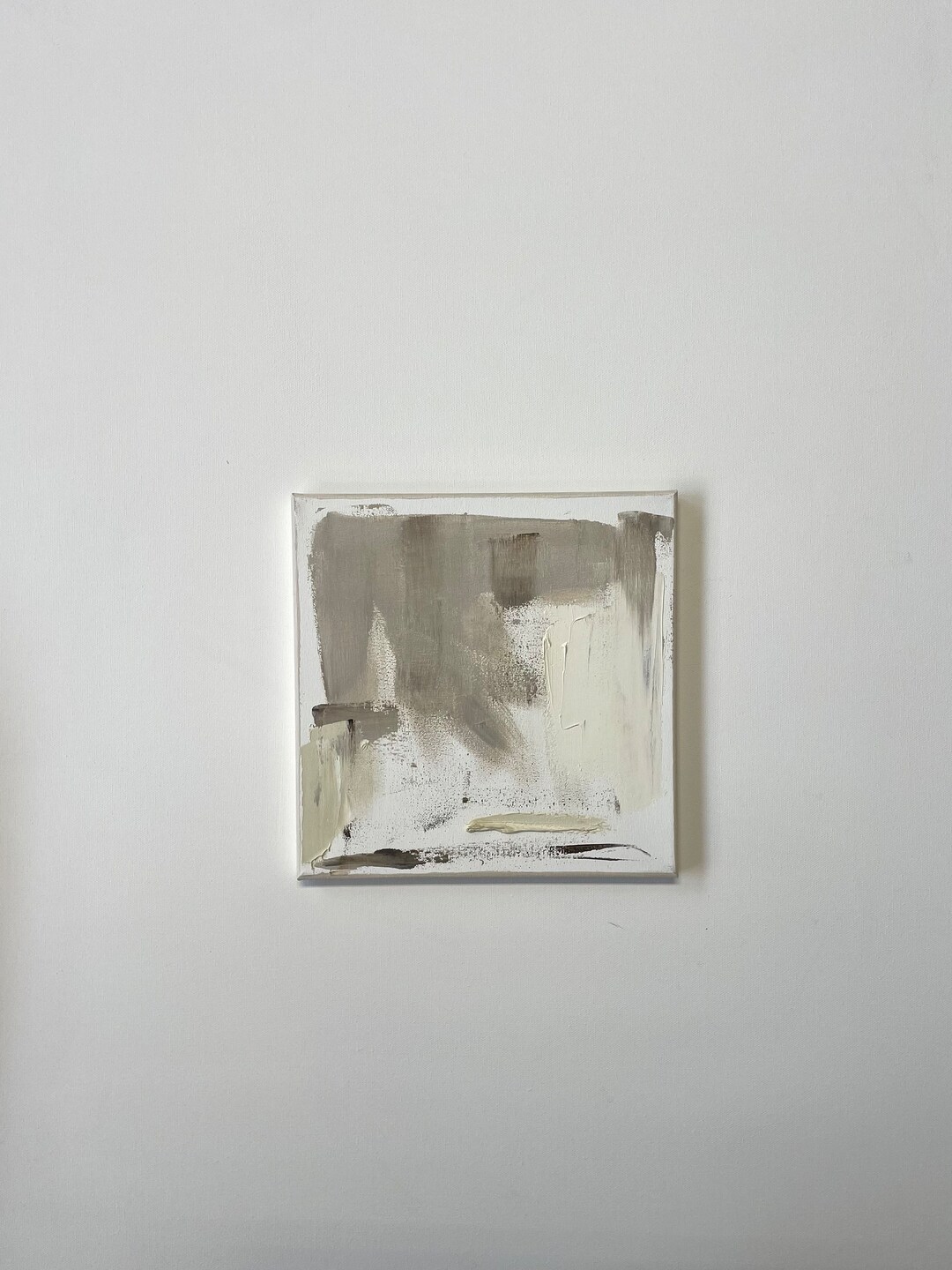 Mini Textured Wall Art | Minimalist Art | White Artwork | White ...
