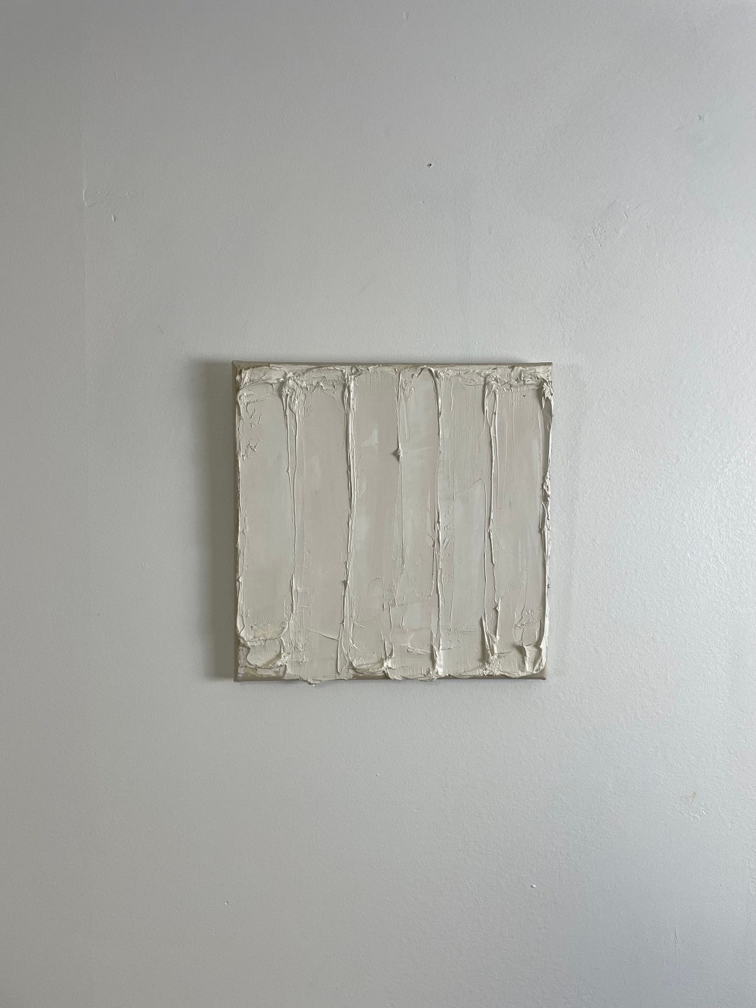 Athena Abstract Oil Painting: Beige Minimalist Art, Eyeswoon Featured ...