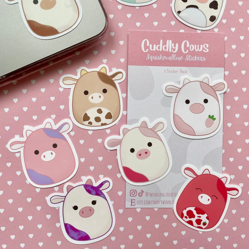 Squishmallow Cow - Etsy Canada