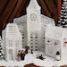 Christmas Crochet Pattern Church and 2 Townhouses Christmas Decorations ...
