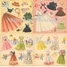 Vintage Paper Dolls Paper Doll Parade C. 1955 12 Dolls 96 - Etsy Canada