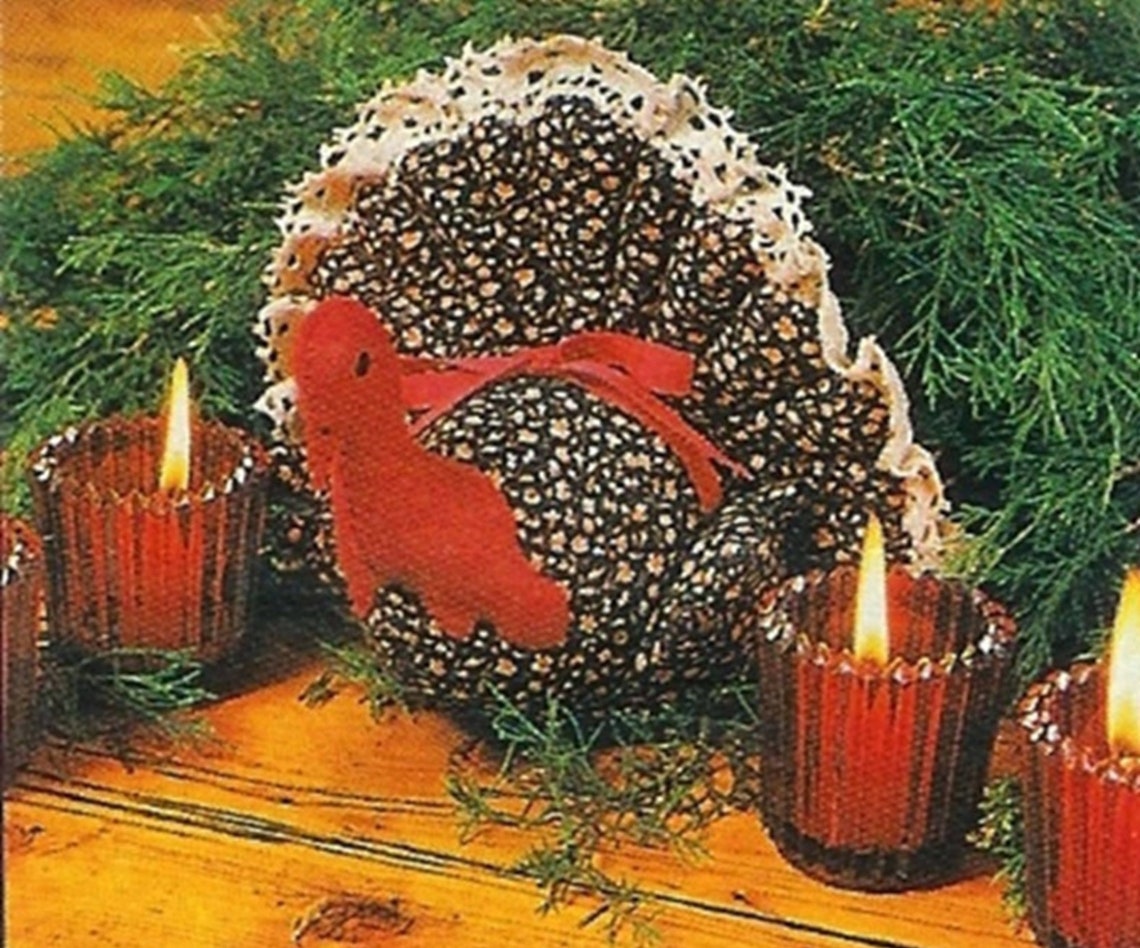 Calico Turkey Centerpiece Thanksgiving Turkey Centerpiece - Etsy