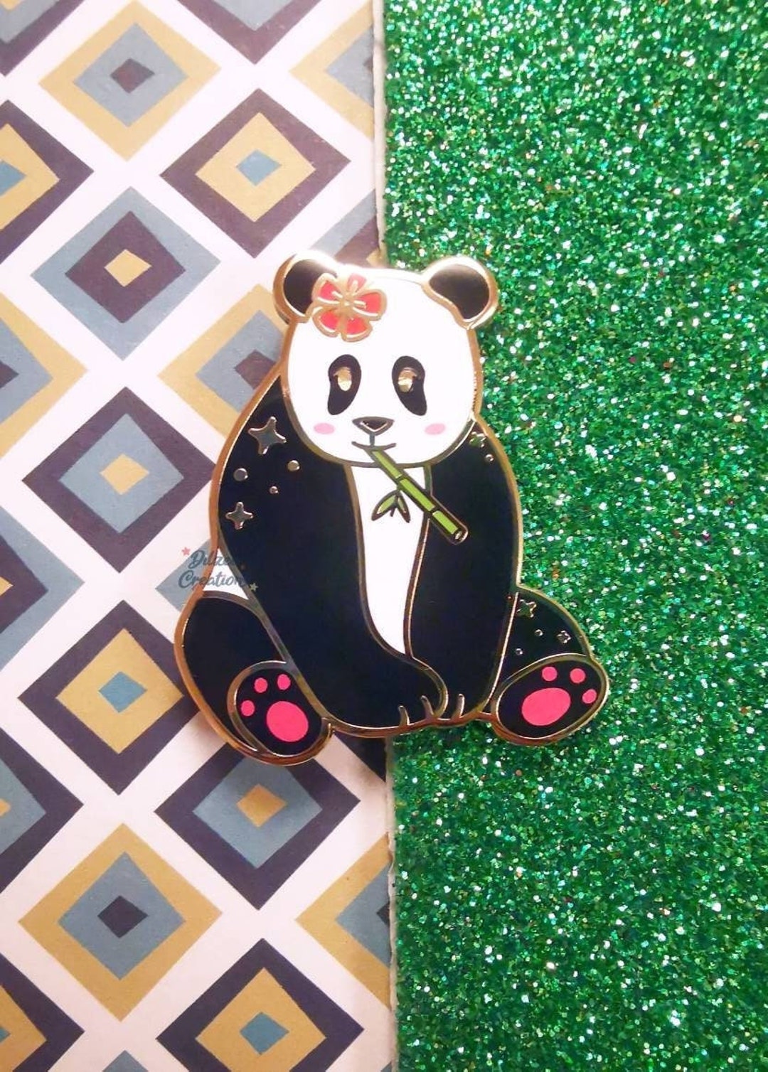 Stay Peaceful Panda Hard Enamel Pin - Etsy Österreich