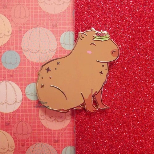 Capybara Enamel Pin - Etsy