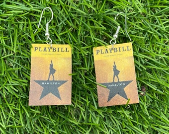 Hamilton Musical Earrings - Etsy