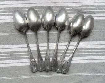 Antique Pewter Spoons - Etsy