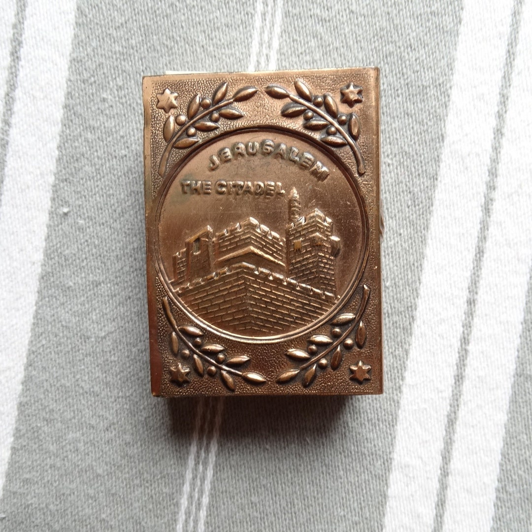 Match Box Cover/vintage Jerusalem & Haifa Matchbox - Etsy